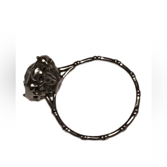 Fragrant Jewels | Jewelry | Death Magic Black Satin Skull Ring | Poshmark